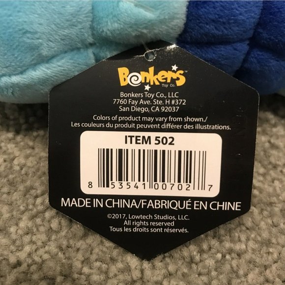 Bonkers | Toys | Slitherio Bendable Worm Blue W Stars 8 Plush Toy ...